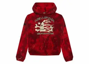 HELLSTAR Sports Tie-dye Skull Hoodie