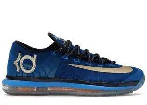 Nike Kd 6 Elite Supremacy Sneakers - Photo Blue/metallic Gold/midnight Navy