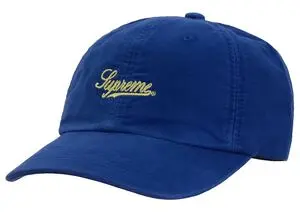 Supreme Lightweight Moleskin 6-panel Cap - Blue