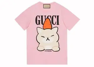 Gucci Animal Print T-shirt - Pink
