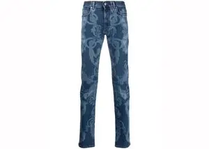 Versace Baroque Print Skinny Jeans
