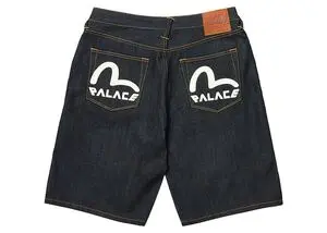 Palace Denim Shorts For Men