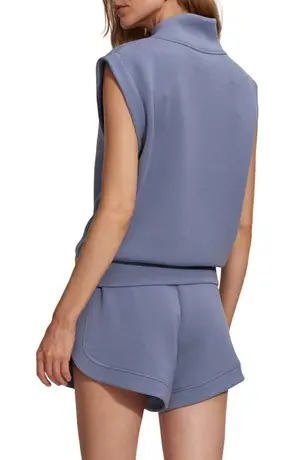 Varley Loretta Sleeveless Half-zip - Stone Blue