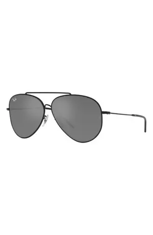 Ray-ban Aviator Reverse 59mm Sunglasses - Black