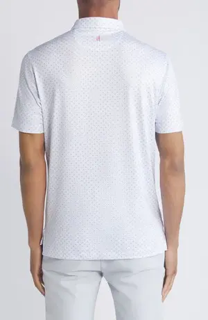 Johnnie-o Crete Neat Print Prep-formance Polo