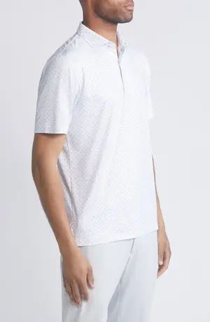 Johnnie-o Crete Neat Print Prep-formance Polo
