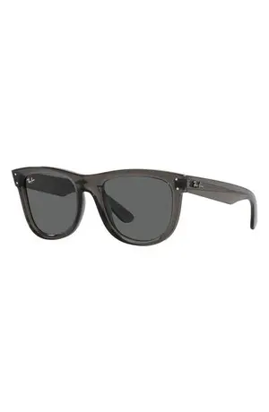 Ray-ban Wayfarer Square Sunglasses - Transparent Dark Grey