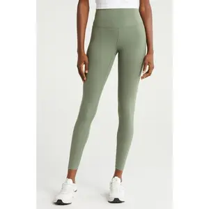 FREE FLY All Day 7/8 Leggings - Agave Green