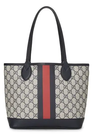 Gucci Gg Supreme Canvas Ophidia Tote - Blue