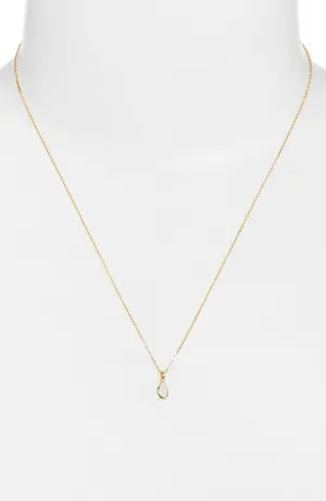 SET & STONES Everett White Topaz Pendant Necklace