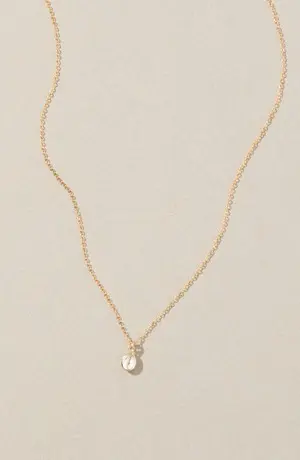 SET & STONES Everett White Topaz Pendant Necklace