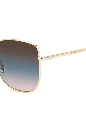 Isabel Marant 58mm Gradient Square Sunglasses - Rose Gold/ Rose Gold