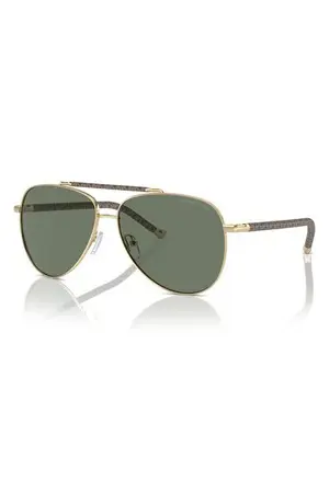 Michael Kors Portugal 59mm Pilot Sunglasses - Green