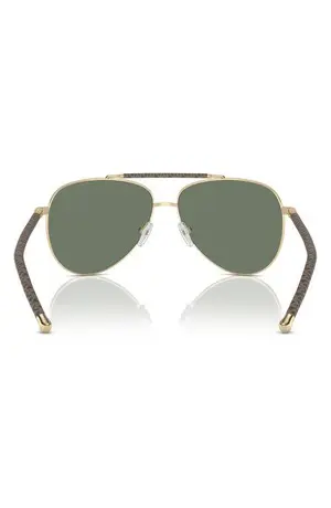 Michael Kors Portugal 59mm Pilot Sunglasses - Green
