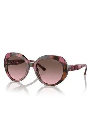 Michael Kors 56mm Round Sunglasses