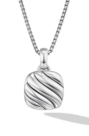 David Yurman Sculpted Cable Square Locket