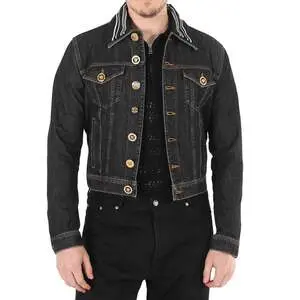 Versace Medusa Motif Denim Jacket