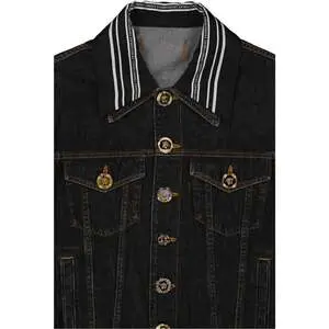 Versace Medusa Motif Denim Jacket