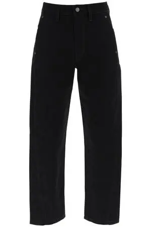 LEMAIRE Straight Fit Twisted Jeans Black