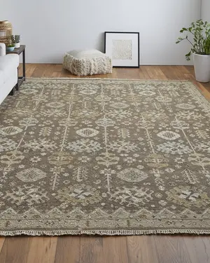 FEIZY Corbitt Cor0610f Area Rug, 5'6 X 8'6 - Brown
