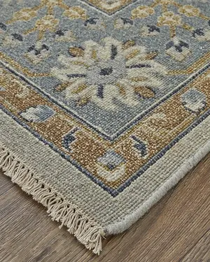 FEIZY Corbitt Cor0612f Area Rug, 7'9 X 9'9 - Blue/brown