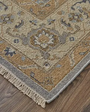 FEIZY Corbitt Cor0611f Area Rug, 7'9 X 9'9 - Gray- Gold