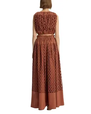 A.L.C. Flora Eyelet Maxi Skirt