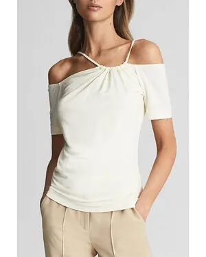 REISS Reiss Cierra Strappy Off-Shoulder Blouse - Nocolor