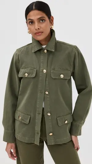 ANINE BING Corey Barn Jacket - Army Green