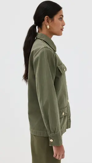 ANINE BING Corey Barn Jacket - Army Green