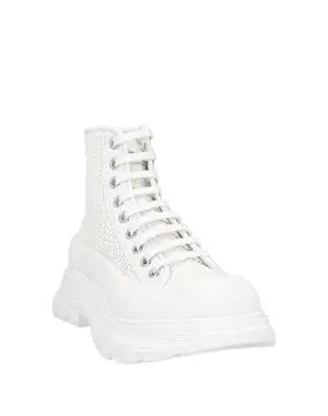 Alexander McQueen Sneakers In Raffia And Leather