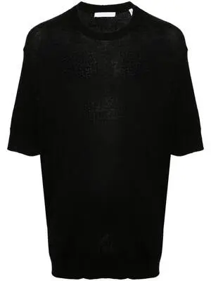 Helmut Lang Crushed-effect Sweater - Black