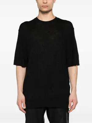 Helmut Lang Crushed-effect Sweater - Black