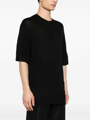 Helmut Lang Crushed-effect Sweater - Black