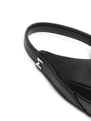 MUGLER Curve 02 Mini Bag - Black