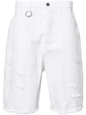 Études Studio Friche Distressed Denim Shorts