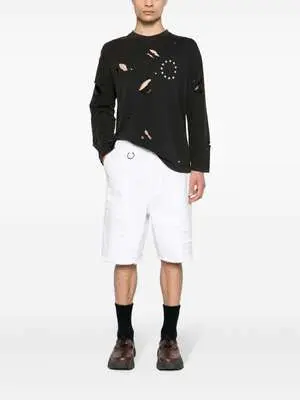 Études Studio Friche Distressed Denim Shorts