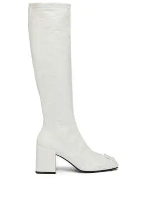 COURREGES Reedition Ac Square-toe Boots - White