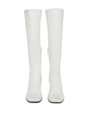 COURREGES Reedition Ac Square-toe Boots - White