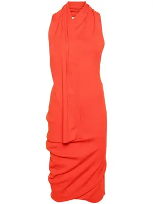 Fendi Halterneck Midi Dress