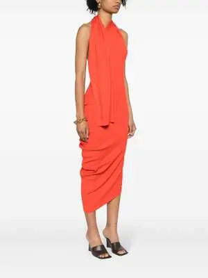 Fendi Halterneck Midi Dress