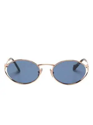 Miu Miu Oval-frame Sunglasses - Pink