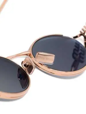 Miu Miu Oval-frame Sunglasses