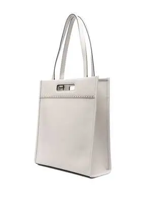 Fendi Embossed Logo Tote Bag