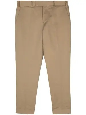 PT TORINO Rebel Cropped Trousers - Brown