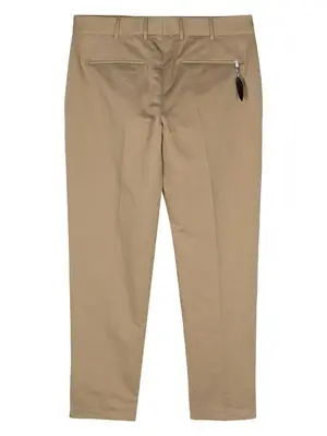 PT TORINO Rebel Cropped Trousers - Brown