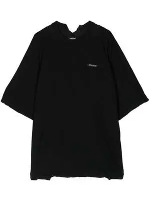 Undercover Logo-appliqué Cotton T-shirt - Black
