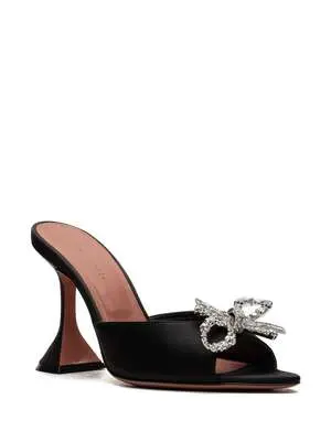 Amina Muaddi Rosie 95mm Sandals - Black