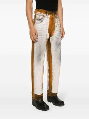 DIESEL® Trompe L'oeil Straight-leg Jeans