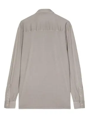 Fedeli Jason Giza Jersey Shirt - Grey